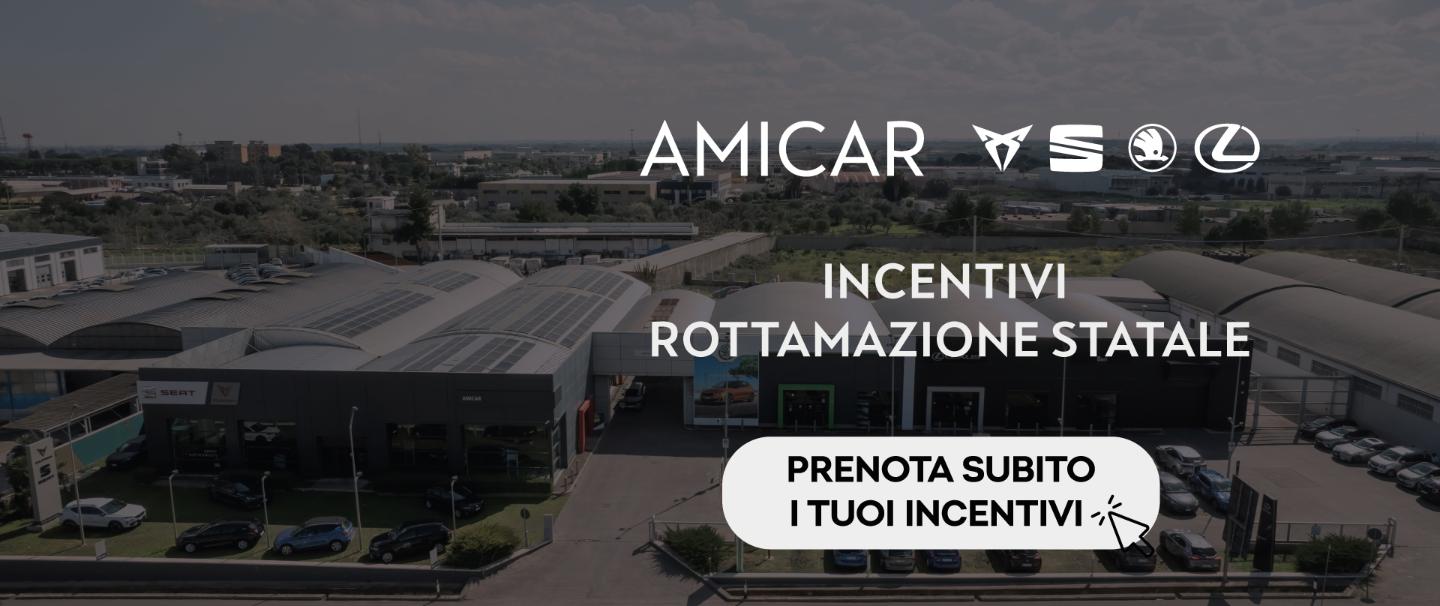 AMICAR | Concessionaria CUPRA, SEAT, ŠKODA e Lexus di Bari